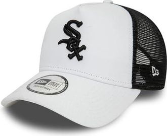 New Era Chicago White Sox MLB Casquette de Baseball Camionneur Chapeau réglable Snapback Blanc Noir