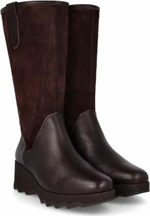 Lince Lince Bottes &agrave; fermeture &eacute;clair confortables, semelle en caoutchouc, semelle int&eacute;rieure en gel amovible, I51802, fabriqu&eacute;es en Espagne, Cuir Billy Mar