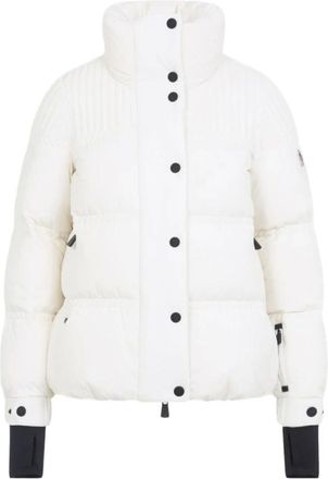 Moncler Femme, Vestes, Blanc, Taille: 42 FR Veste Matelassée Blanche Aw25