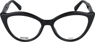Moschino Femme, Accessoires, Noir, Taille: 53 MM Mos607 Eyeglasses