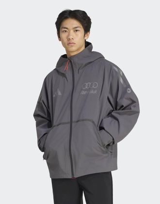 adidas adidas Performance - Audi Formula One Team Engineers & Marketing - Regenjacke f&uuml;r Herren in Grey Strata-Grau