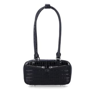 Self Portrait Mini Bauletto Crocco Embossed - - Bags - Damen - Schwarzk - ONE SIZE