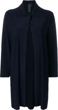 Norma Kamali Femme, Manteaux, Bleu, Taille: 38 FR Cardigan Ouvert Bleu Nuit