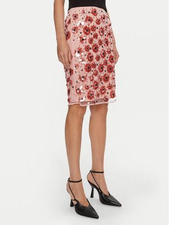 Rotate Bleistiftrock Dula 1132471922 Rosa Slim Fit