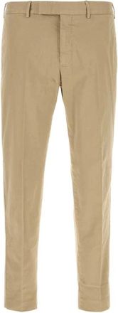 Pantaloni Torino Homme, Pantalons, Beige, Taille: S Pantalon Chino en Coton Stretch