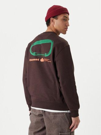 Element Sweatshirt Sporting Cr ELYSF00308 Braun Regular Fit