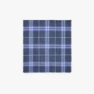 Burberry &Eacute;charpe r&eacute;versible en laine et soie Check