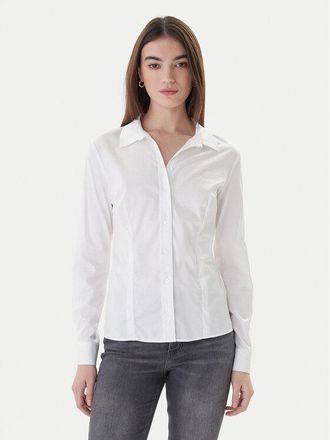 Guess Hemd W2YH41 WAF10 Wei&szlig; Slim Fit