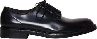 Green George Black Brushed Derby Tied Shoe - Gr. 42,5 (EU) - in Schwarz
