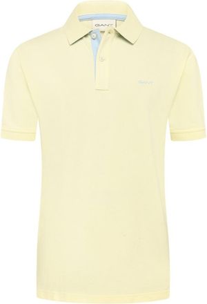 GANT Piqu&eacute;-Poloshirt mit Stretchanteil und Label-Stickerei, Regular Fit in