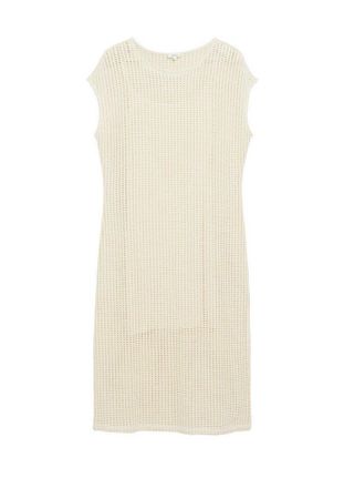 s.Oliver Midikleid Kleid Midikleid aus H&auml;kelspitze mit Unterkleid