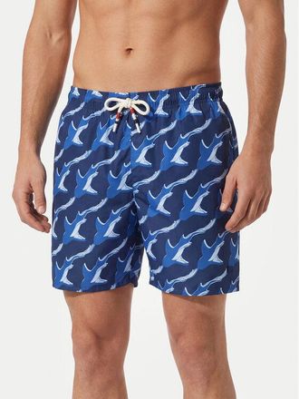 Napapijri Badeshorts V-Elior NP0A4GBS Dunkelblau Relaxed Fit