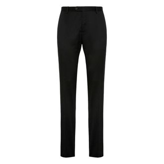 Boggi Milano Homme, Pantalons, Noir, Taille: 3XL Pantalon en laine tricot&eacute;e stretch