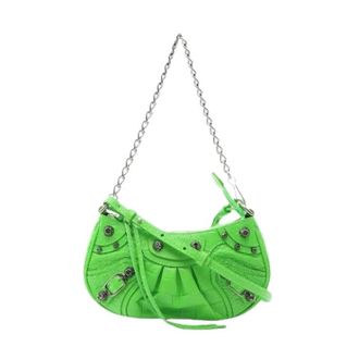 Balenciaga Pre-owned Sac &agrave; main Le Cagole Mini en cuir - Femme - Pre-owned - Vert - Taille: ONE Size