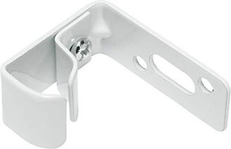 Gardinia Wandträger für U-Laufschienen, 2 Stück, Metall, Weiß, 128, Nicht zutreffend