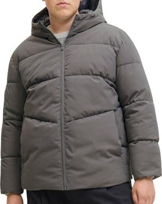 Jack & Jones Jjglobal Puffer Jacket Pls, Gris, 4X_l Hommes
