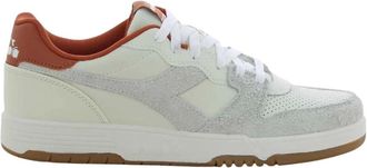 Diadora Homme, Chaussures, Blanc, Taille: 46 EU Deuce M2 Hairy Baskets
