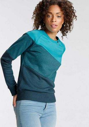 Ragwear Sweater JOHANKA BLOCK Crew Neck im Color-Blocking Design