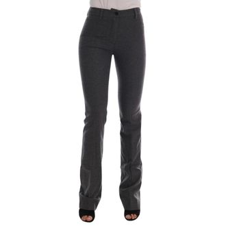 Ermanno Scervino Femme, Pantalons, Gris, Taille: 34 FR Wool Stretch Slim Pants