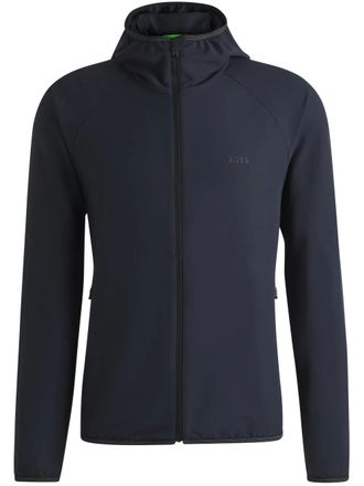 BOSS veste zipp&eacute;e &agrave; capuche - Bleu