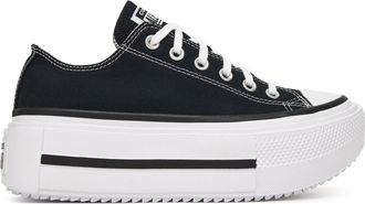 Converse Sneakers aus Stoff Converse Chuck Taylor All Star Lift Double Stack Platform A15490C Schwarz