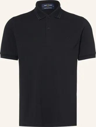 Fred Perry Piqu&eacute;-Poloshirt schwarz
