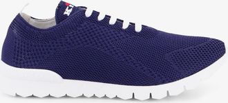 Kiton Ciro Paone Knitted fabric sneakers with embroidered logo - KITON CIRO PAONE - gender_Man