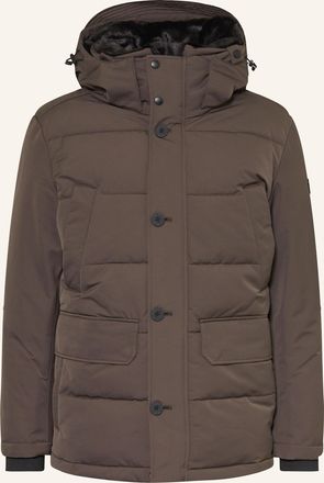 Strellson Parka Plaza 2.0 Mit Kunstpelz braun