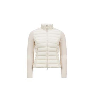 Moncler Padded Wool Zip-Up Cardigan