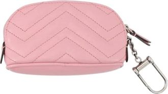 Gucci Pre-owned GG Marmont Pouch - Femme - Pre-owned - Rose - Taille: ONE Size