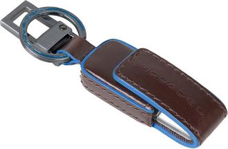 Piquadro unisex, Accessoires, Brun, Taille: ONE Size Porte-cl&eacute;s avec cl&eacute; USB 256 Go