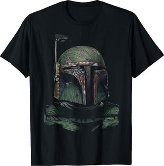 Star Wars Boba Fett Dotted Portrait T-Shirt