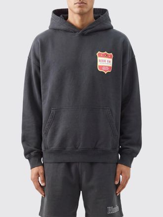 Rhude Sweat &agrave; capuche en coton avec logo contrastant au dos