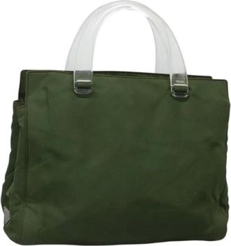 Prada Pre-owned Nylon sacs-prada - Femme - Pre-owned - Vert - Taille: ONE Size