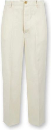 Laneus Homme, Pantalons, Beige, Taille: M Button Pantalons