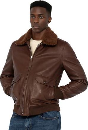 Schott NYC LCAVIATION24 Veste en Cuir Brown L