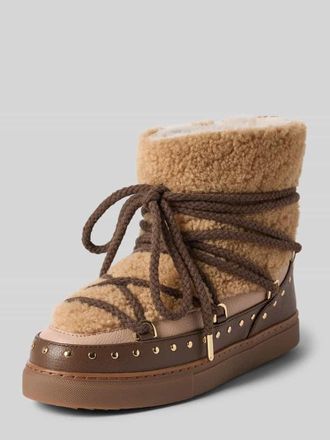 INUIKII Boots mit Kontrastbesatz Modell Curly Rock