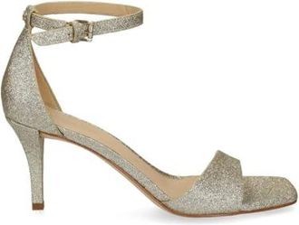 Michael Kors Femme Jaida Heeled Shoes, Doré pâle, 38.5 EU