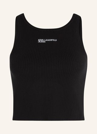 Karl Lagerfeld Karl Lagerfeld Jeans Top schwarz
