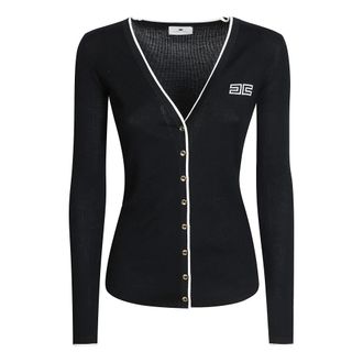 Elisabetta Franchi Cardigans - - Knitwear - Damen - Schwarzk - S