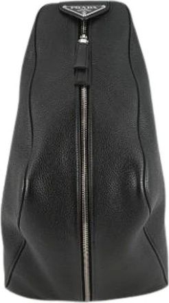 Prada unisex, Pre-owned, Noir, Taille: ONE Size Sac &agrave; dos vintage Pre-owned