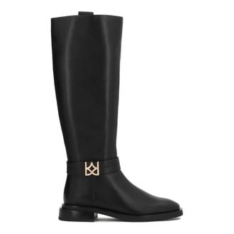 Kazar Schwarze Stiefel mit Logo-Akzent - - Shoes - Damen - Schwarzk - 39 EU