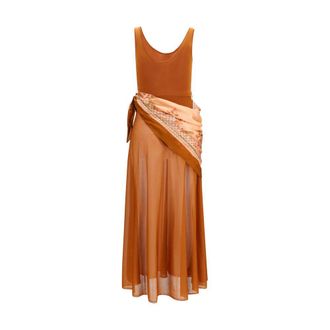 Zimmermann Womens Brown Viscose Casual Dress