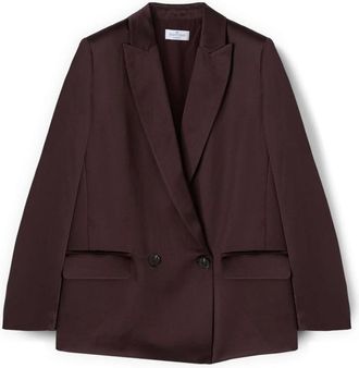 Motivi Femme, Vestes, Brun, Taille: 34 FR Veste structur&eacute;e crois&eacute;e