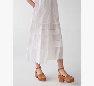 Kate Spade New York Kate Spade Luftiges Voile-Maxikleid f&uuml;r Frauen in Frisches Wei&szlig;, Gr&ouml;&szlig;e: 34 | Baumwolle