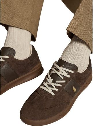Polo Ralph Lauren Baskets basses en cuir de vache su&eacute;d&eacute;
