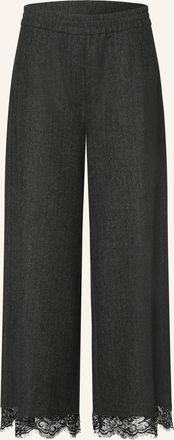 Cambio Cambio 7/8-Hose Aveline Mit Spitze grau