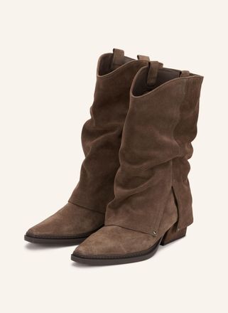 Unisa Cowboy Boots Guria Mit Nieten beige
