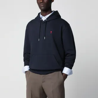 Ami Nachtblauer Ami De Coeur Kapuzenpullover