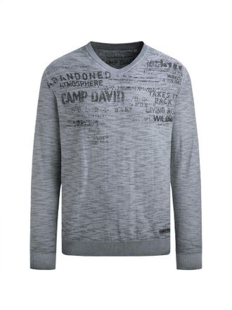 Camp David V-Ausschnitt-Pullover mit V-Ausschnitt